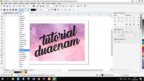 Detail Cara Membuat Background Di Coreldraw Koleksi Nomer 8