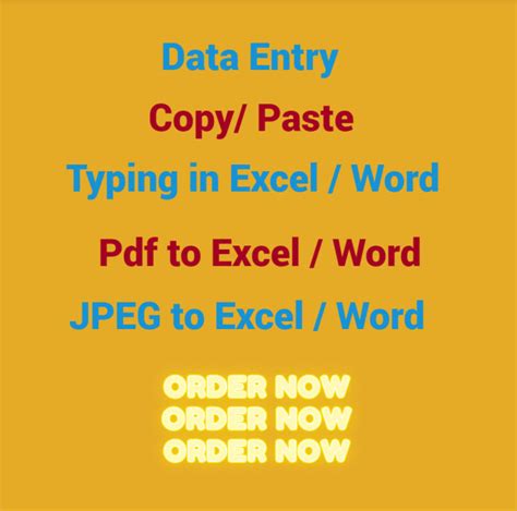 Do Data Entry Copy Paste Excel Formatting And Cleaning By Safiabaig