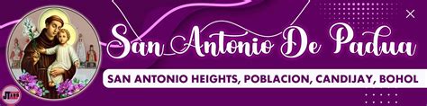 San Antonio De Padua Tarpaulin Birthday Jtarp Design