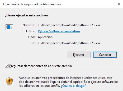 Instalación de Python en Windows Aprendoencasa
