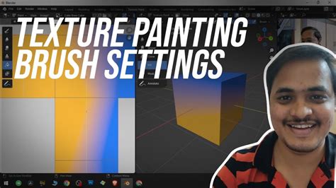 Texture Paint Brush Settings Blender - YouTube