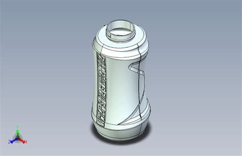 水瓶 1iges模型图纸下载 懒石网