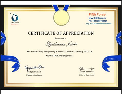 ayushmaan jaishi on linkedin completed my 6 weeks of summer training