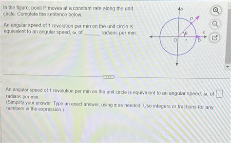 Solved In The Figure Point P Moves At A Constant Rate Chegg