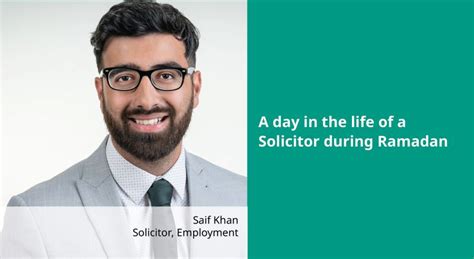 saif khan on linkedin a day in the life of a muslim solicitor during
