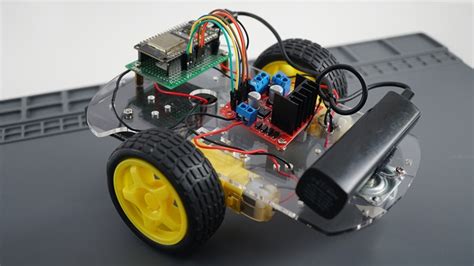 Robot De Voiture Wi Fi Télécommandé Esp32 Arduino