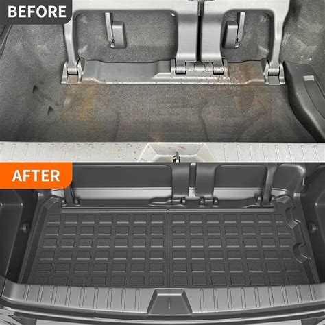 Waterproof Cargo Liner Tpe Cargo Mat And Backrest Liner For Toyota Sienna