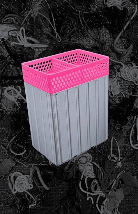 Gridfinity Trash Can 2x3 3d Model By Pink 3dp On Thangs