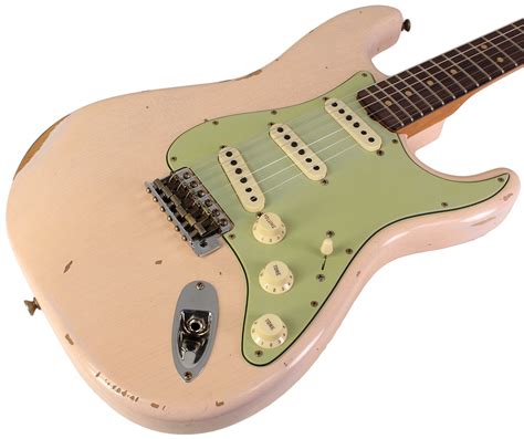 Fender Custom Shop Limited63 Strat Relic Super Faded Aged Shell Pin Humbucker Music