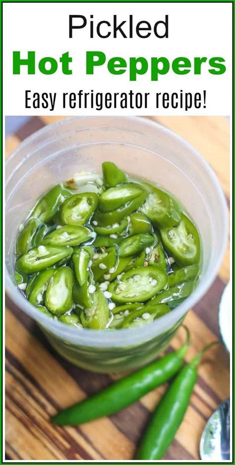 Pickled Hot Peppers Recipe Pickled Hot Peppers Stuffed Peppers