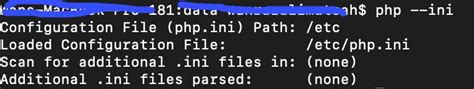 Php Ini File Location At MacOS Catalina My Awesome Moments