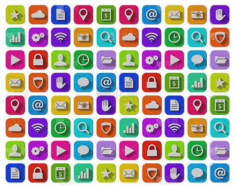 平的应用程序图标