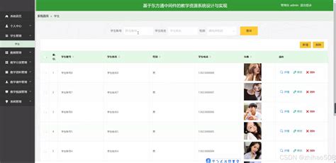 2025毕设springboot 基于东方通中间件的教学资源系统设计与实现论文源码 Csdn博客