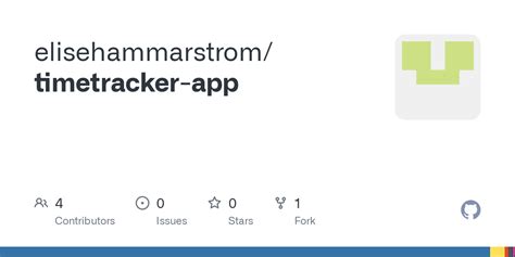 Github Elisehammarstromtimetracker App