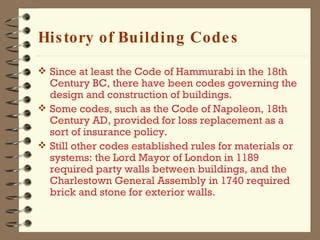 Building Codes And The Design Process PPT
