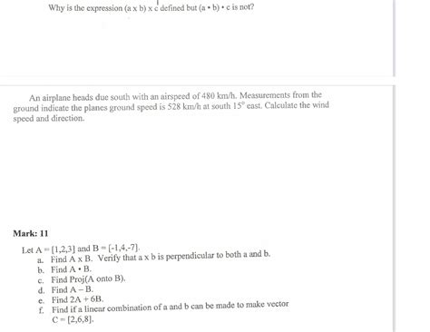 Solved Why Is The Expression Ab C Defined But Ab C Is Chegg Com