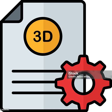 Cnc 기계 통합 벡터 색상 아이콘 디자인 3d 프린터 헤드 컨셉 흰색 배경에 적음 제조 기호 3차원 인쇄에 대한 스톡 벡터