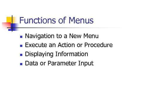 Step 4 Develop System Menus And Navigation Schemes