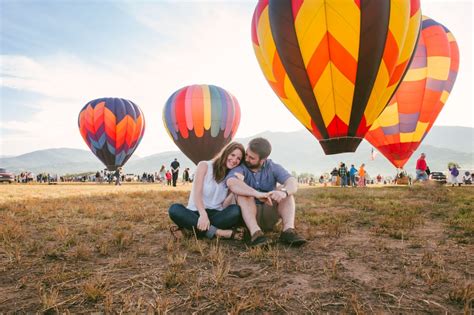 Hot Air Balloon Engagement Pictures Popsugar Love Sex Photo