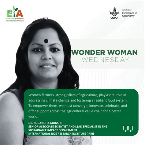 Drsugandha Munshi On Linkedin I Am Honored And Humbled Cgiar