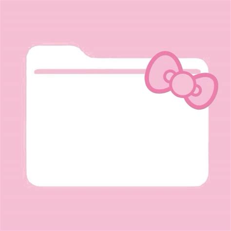 Folder Icon Pink Hello Kitty Wallpaper Iphone Cat App Hello Kitty