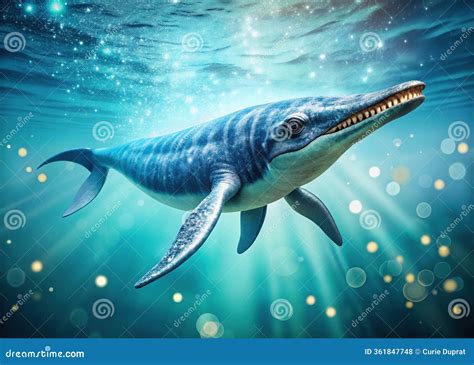 A Lifelike Side Profile Of The Prehistoric Basilosaurus Whale A