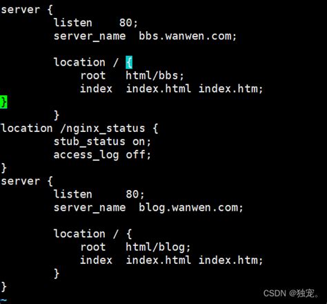 “location“ directive is not allowed here in usr local nginx conf d