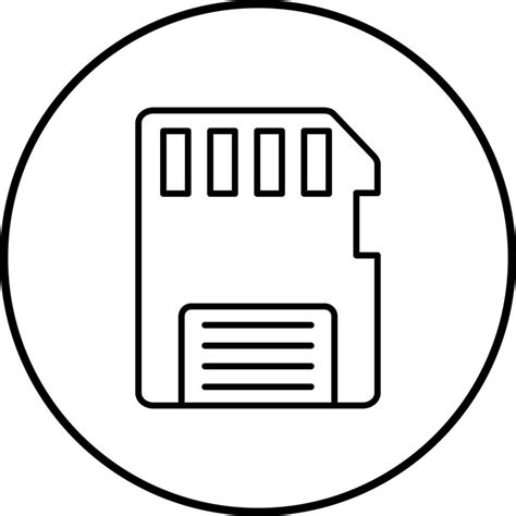 memory card vector icon 20682364 vector art at vecteezy