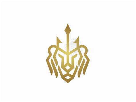 Lion Trident Logo Branition Lion Trident Logo Branition