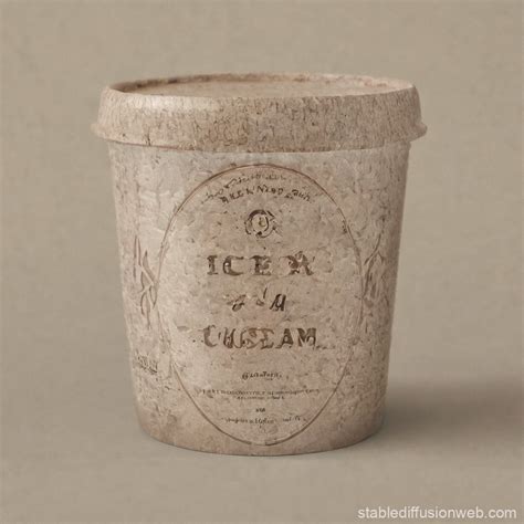 Luxurious Classic Ice Cream Packaging Design Stable Diffusion Online