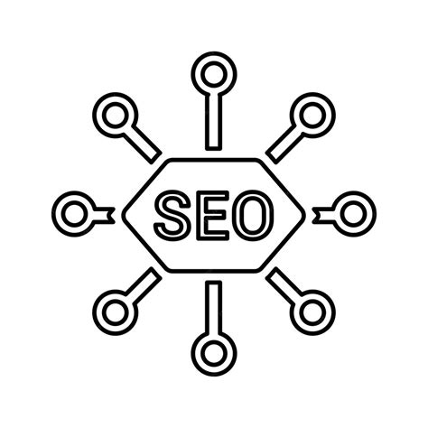 Premium Vector Seo Strategy Icon Line Outline Design