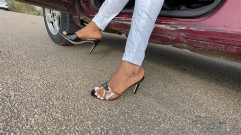 Making My Golf REV And SCREAM In Sexy Mules Pumpmypedal Clips4sale