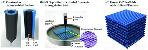 Schematic Diagrams Showing Coex 3dp Technique For The Production Of Download Scientific Diagram