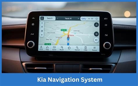 How To Use The Kia Navigation System How To Use The Kia Navigation System