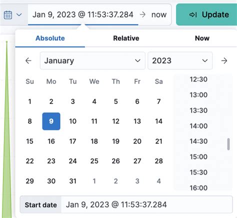 Unified Search Timepicker Dropdown Relative Options Are Not