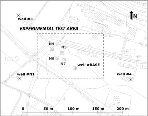 Layout Of Borehole Array In The Valdobbiadene Test Area The Boreholes Download Scientific