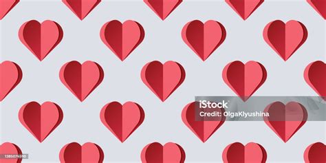 하트 풍선 원활한 패턴 해피 마더스 또는 발렌타인 데이 인사말 카드 디자인에 대한 배경에 비행 사랑의 벡터 종이 기호 벡터