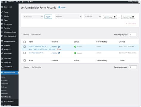 Pdf Attachment For Wordpress Jetformbuilder Pro Addon Crocoblock