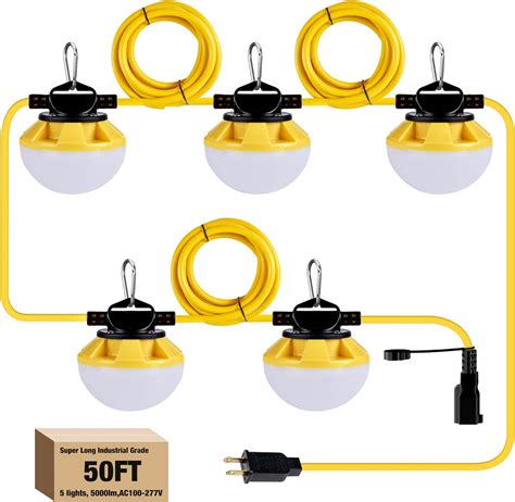 Led Construction String Light Jc Lgl Super Bright Jobsite Lighting