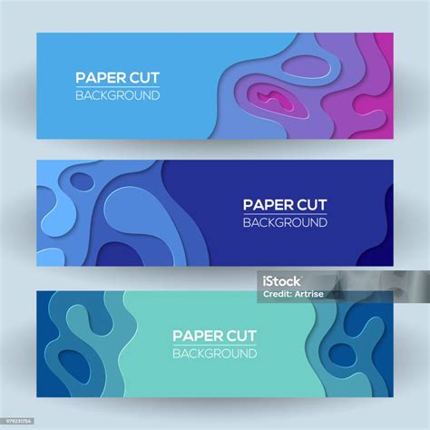 3d 추상적인 배경을 종이 가로 배너 잘라 모양 잘려지거나 찢어진 종이에 대한 스톡 벡터 아트 및 기타 이미지 잘려지거나 찢어진 종이 물 0명 Istock