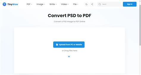Free Simple Methods To Convert PSD To PDF