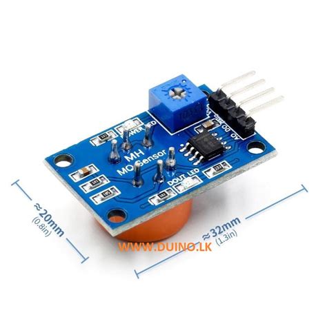 Mq 3 Gas Sensor Module Breath Alcohol Ethanol Detection Duinolk The Biggest Arduino Online