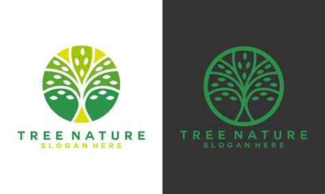 Abctract Tree Nature Logo Vektor Tree Icon Logo Illustration Vector Art At Vecteezy
