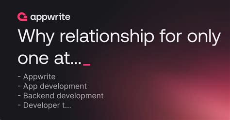Why Relationship For Only One Attribute Return Only `databaseid
