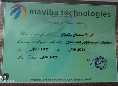 Madhu Malini On Linkedin I Am Happy To Share My Certificate Completion