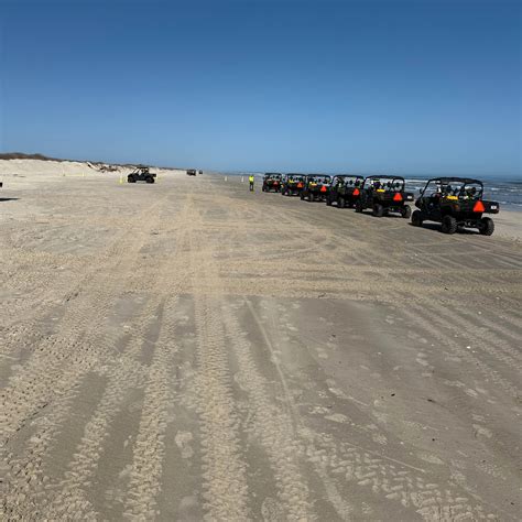 Padre Island South Beach Camping Padre Island National Seashore Texas
