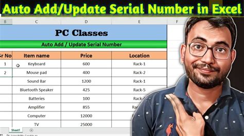 How To Auto Update Serial Number In Excel Auto Update Serial Number