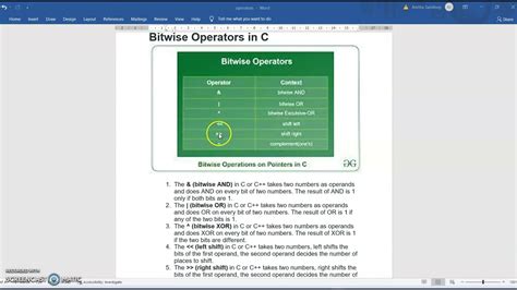 C Programming Operators Part 1 Youtube