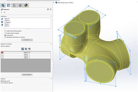 How To Remove Cavities Using The Intersect Command In Solidworks