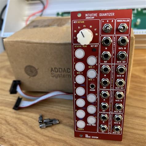 ADDAC System Intuitive Quantizer ADDAC207 Red Reverb